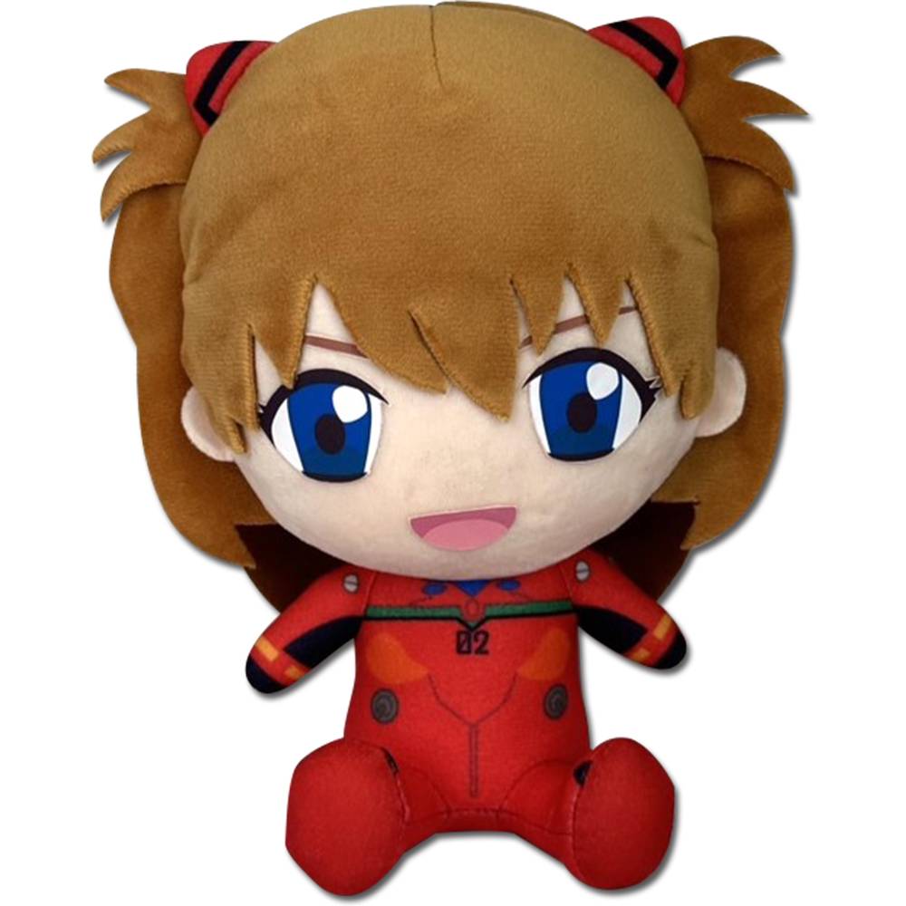 EVANGELION NEW MOVIE - ASUKA SITTING PLUSH 7" H – Great Eastern ...