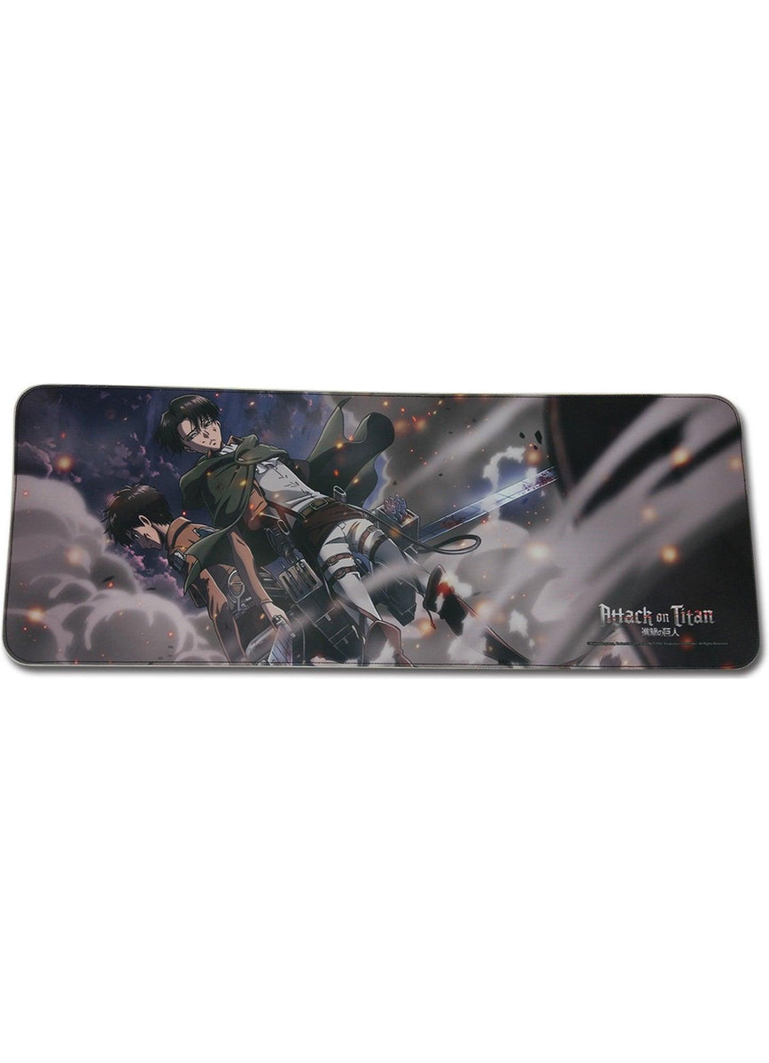 Attack On Titan - Eren Yeager & Levi Ackerman Mouse Pad – Great Eastern ...