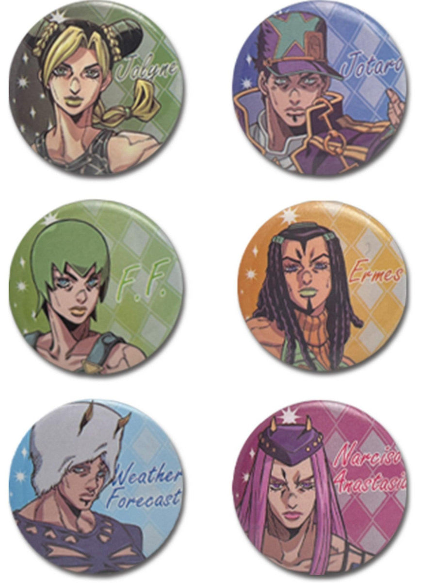 Jojo S5 - Main Character Buttons – Great Eastern Entertainment
