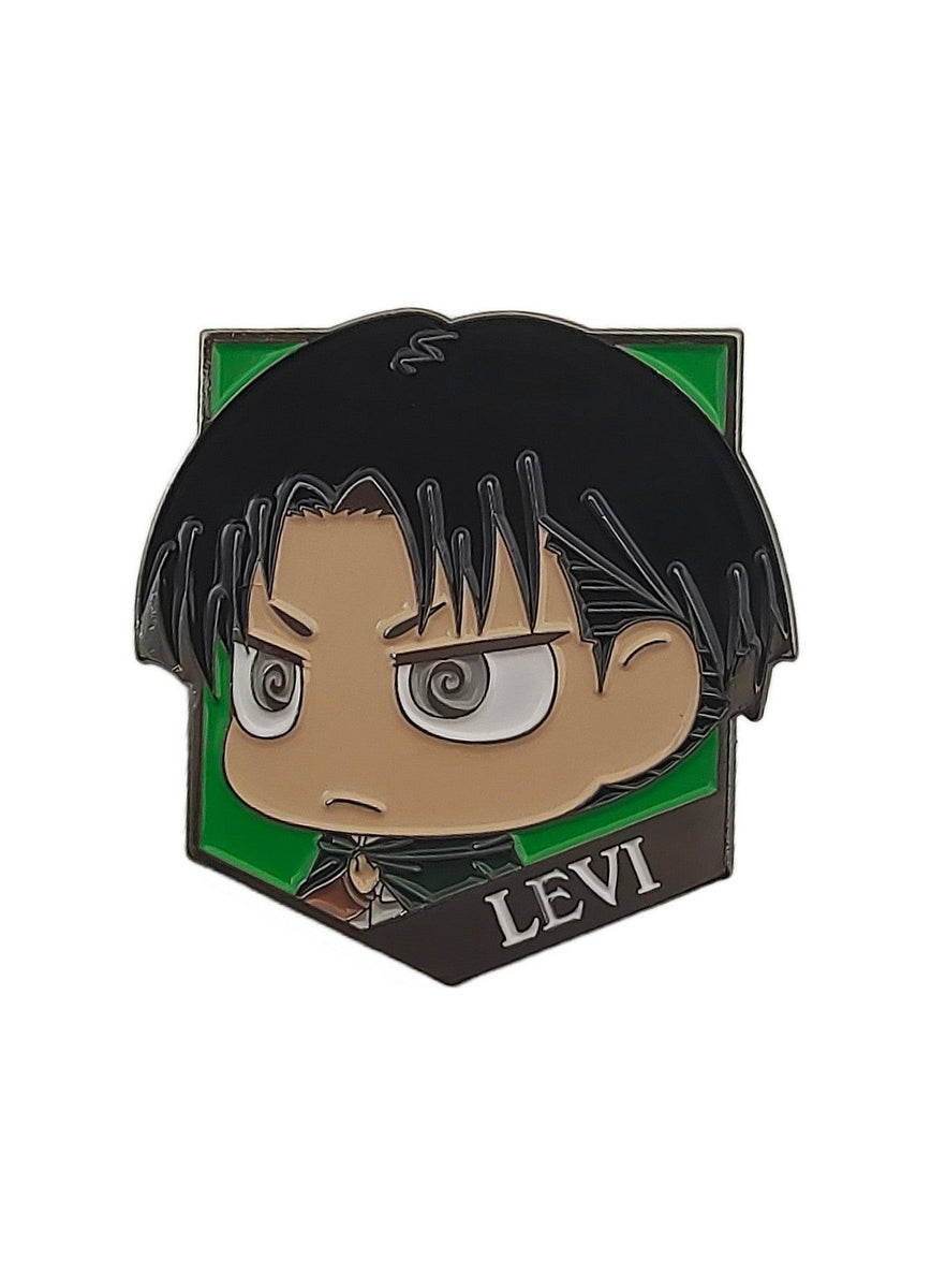 Attack On Titan - SD Levi Ackerman Shield Pin – Great Eastern Entertainment