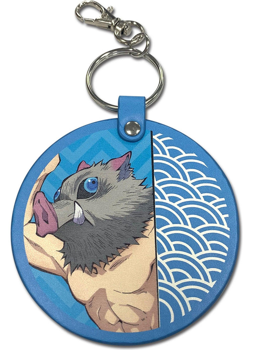 Demon Slayer - Inosuke Hashibira Pu Circle Keychain – Great Eastern ...