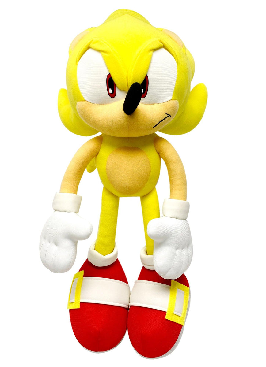 Sonic Hedgehog - Super Sonic The Hedgehog Plush 20"H – Great Eastern ...