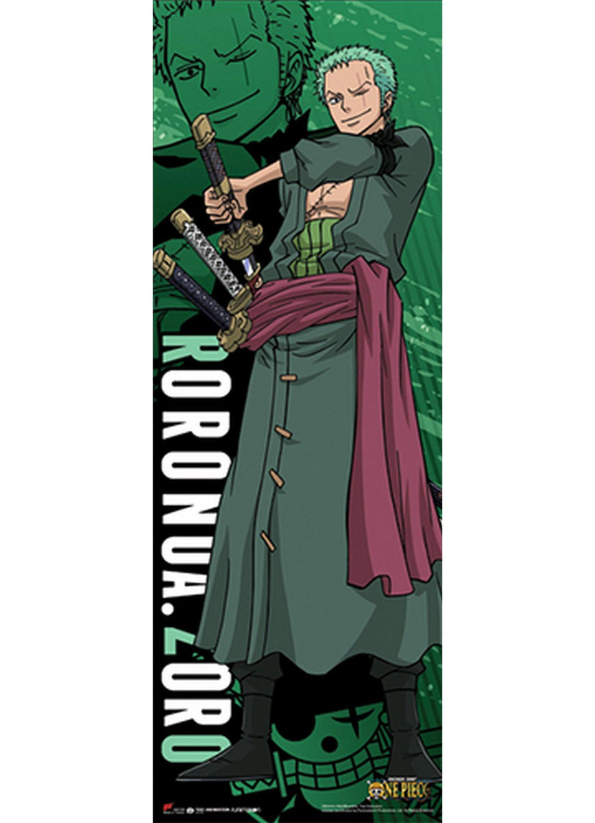 One Piece - Roronoa Zoro New World Human Size Se Wall Scroll – Great ...
