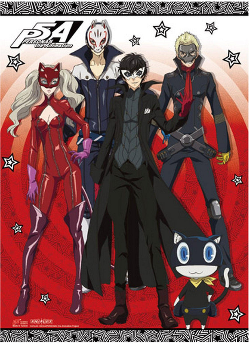Persona 5 The Animation - The Phantom Thieves Of Hearts Wall Scroll ...